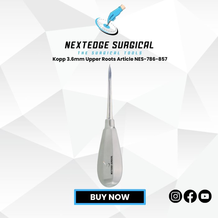 Kopp Root Elevator 3.6mm Upper Roots | For Dental Extraction