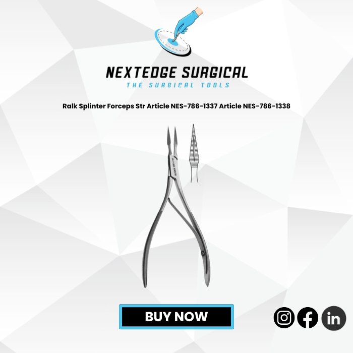 Ralk Splinter Forceps Str Article NES-786-1337 Article NES-786-1338 ...